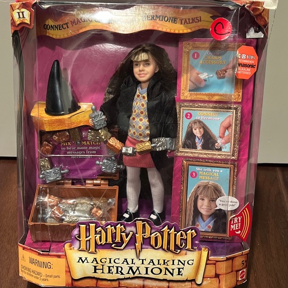 Mattel | Toys | 202 Mattel Harry Potter Magical Talking Hermione Nib ...